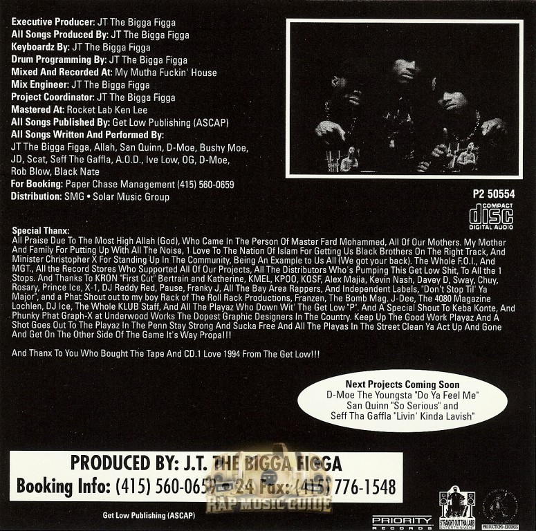 JT The Bigga Figga - Playaz N The Game: 3rd Press. CD | Rap Music Guide